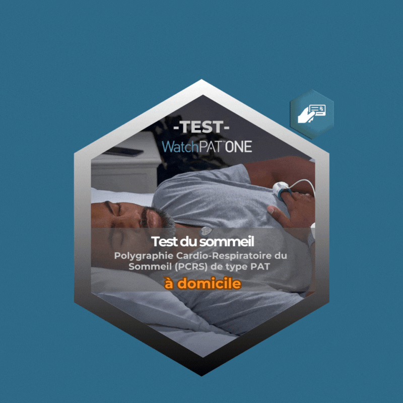 Test Apnée du sommeil à domicile WatchPAT®️ ONE | Polygraphie cardio-r ...
